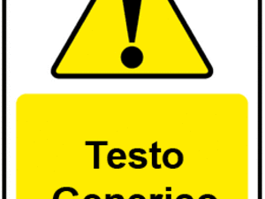 Cartello Pericolo Generico