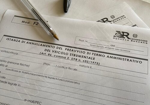 Modello F2 istanza di annullamento preavviso fermo bene strumentale ...