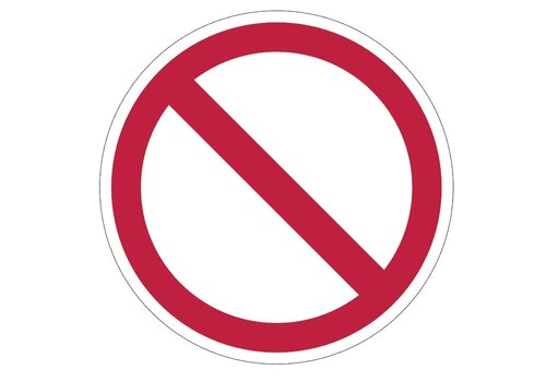 Cartelli di divieto: PDF editabile